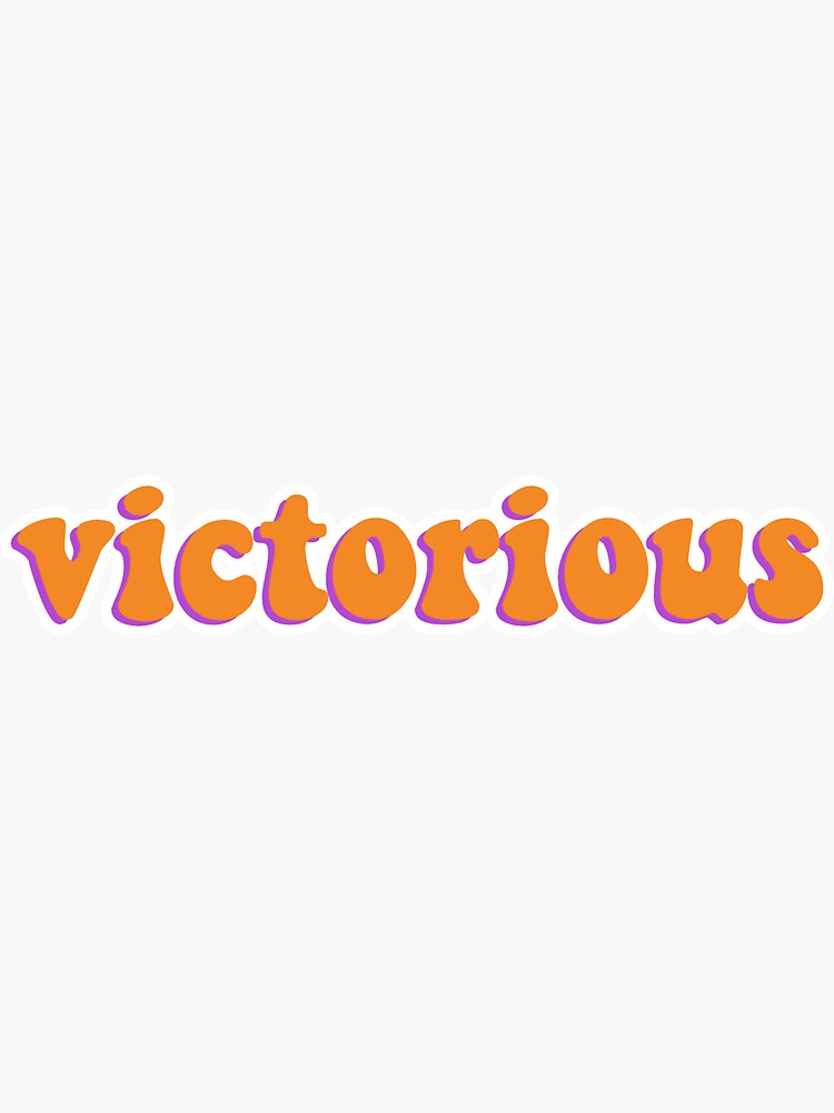 "Victorious " Sticker by frannyrayner | Redbubble