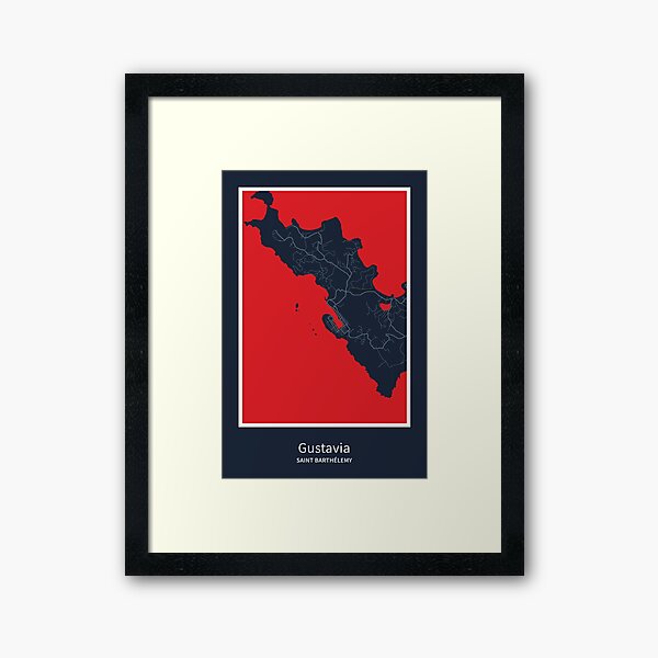 "Gustavia Map Print, Gustavia Map Poster, Gustavia Map Wall Art ...