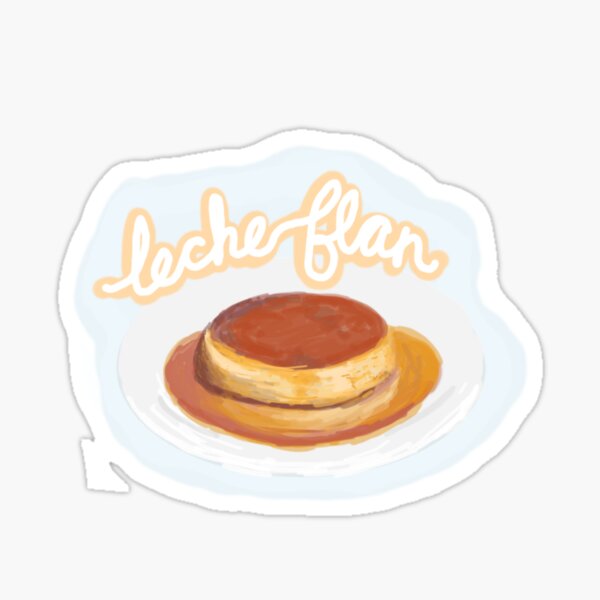 Leche Flan Stickers | Redbubble