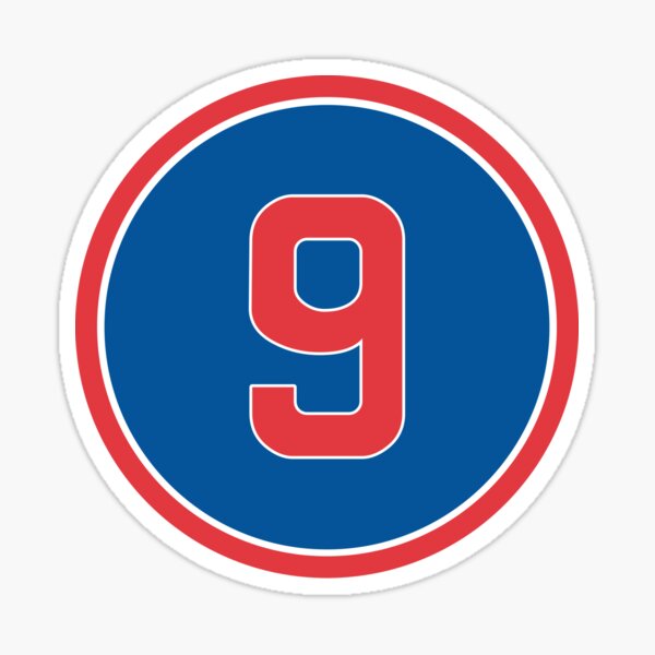 "Javier Baez #9 Jersey Number" Sticker for Sale by StickBall | Redbubble