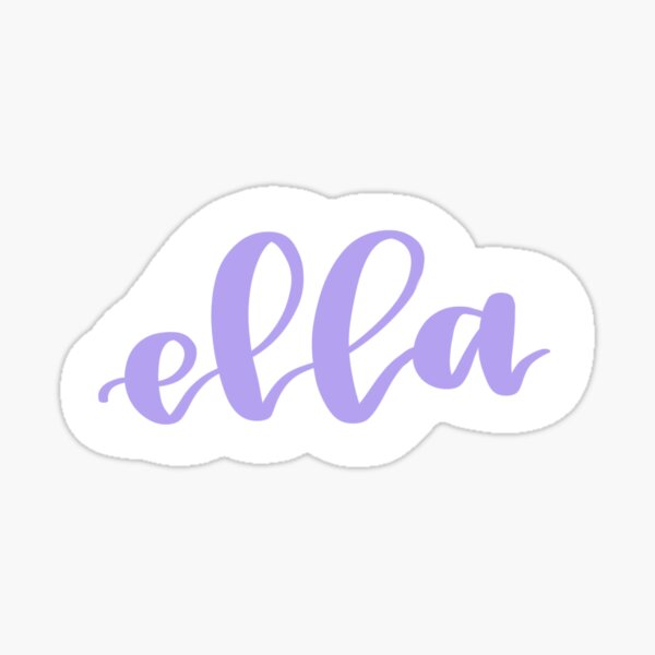 "Ella" Sticker by ayemelung | Redbubble