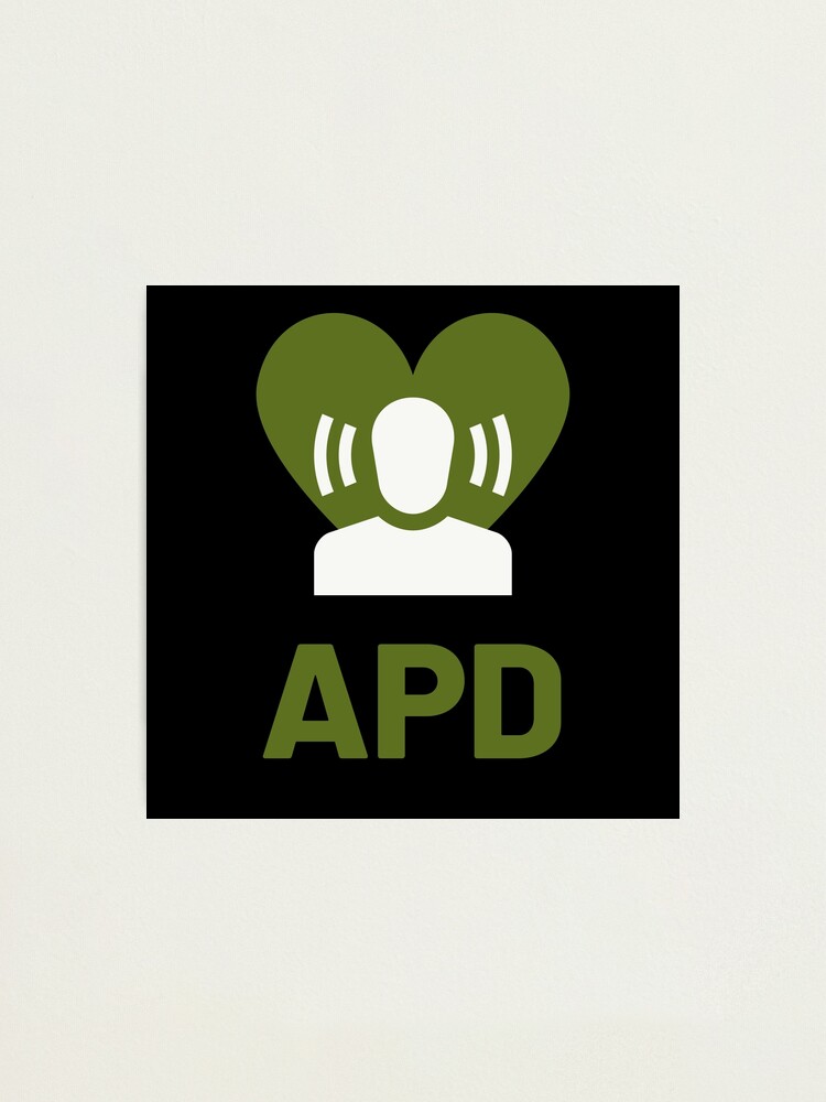 Auditory Processing Disorder Apd Photographic Print By Garbledlife