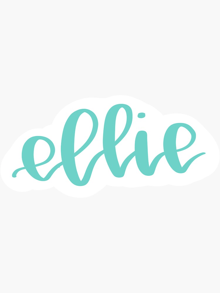 "Ellie" Sticker for Sale by ayemelung | Redbubble