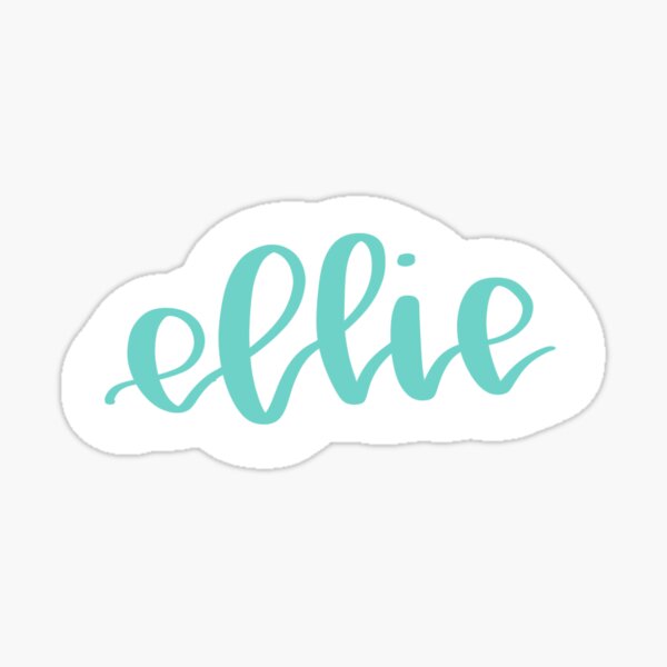 "Ellie" Sticker for Sale by ayemelung | Redbubble