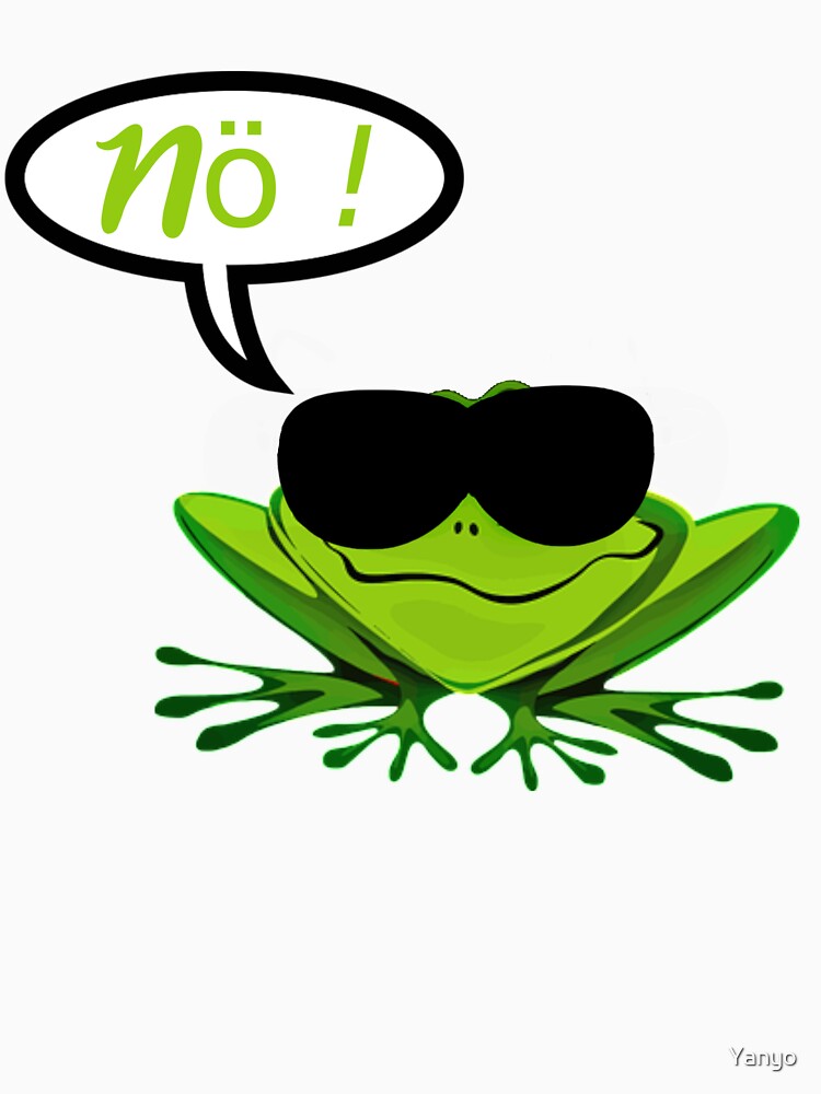 "Frog Statement Quack" T-shirt by Yanyo | Redbubble