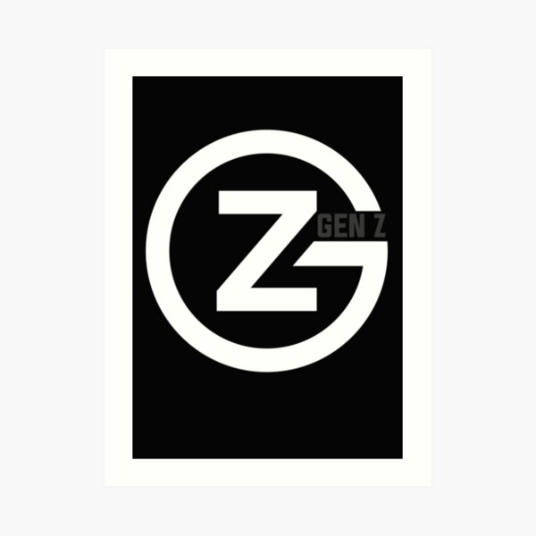 "Gen Z logo ver 2" Art Print by DzineMon | Redbubble