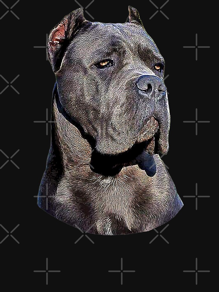 "Cane Corso Blue Head Art" T-shirt for Sale by Elarex | Redbubble ...