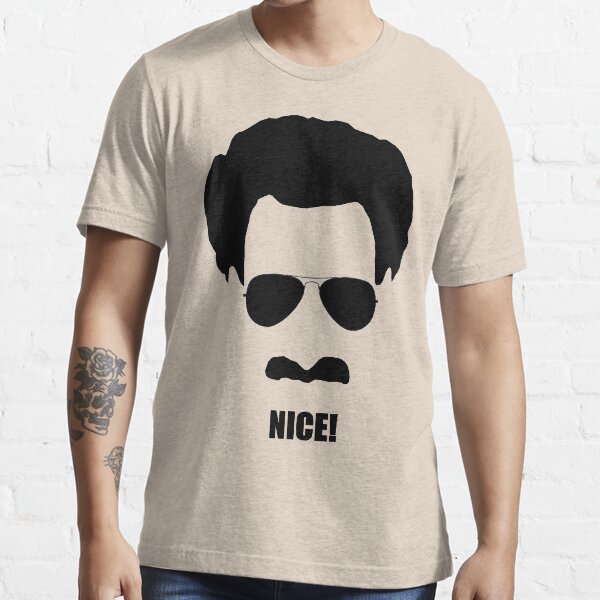 "NICE!" T-shirt for Sale by Coldwash | Redbubble | comedy inspired ...