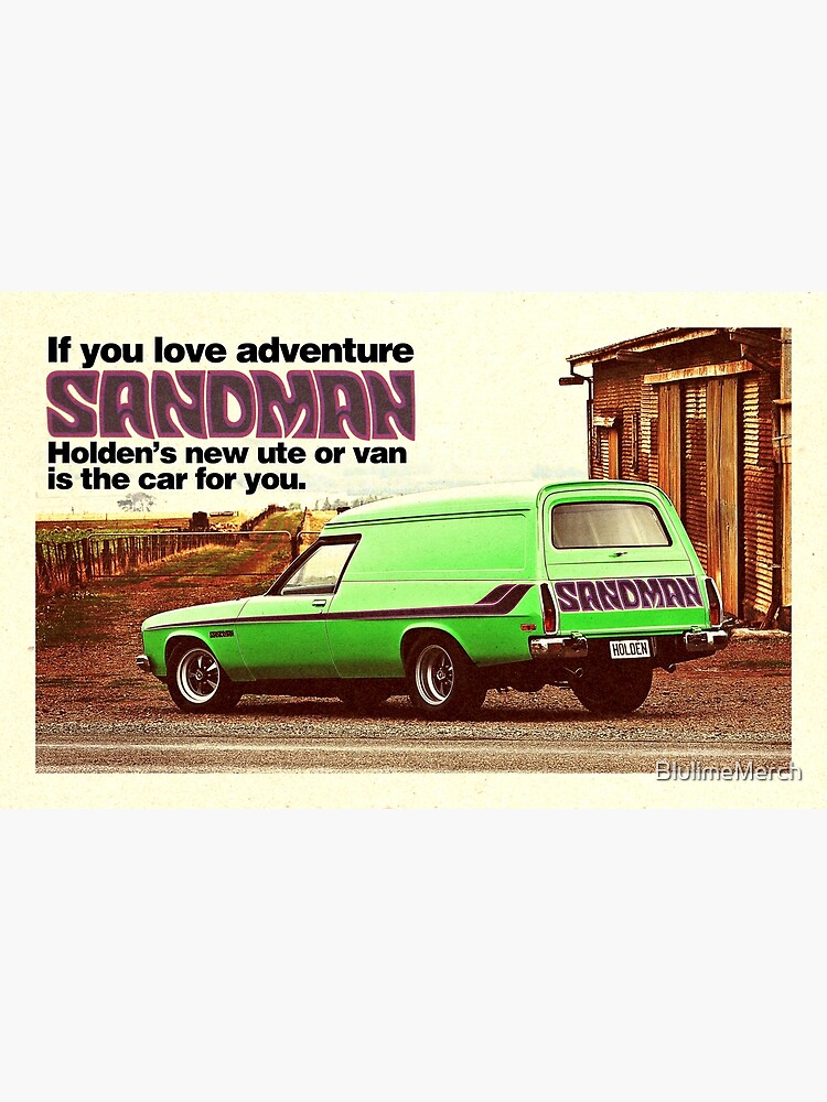 "Holden Sandman Panel Van - Nostalgic ©" Poster for Sale by ...