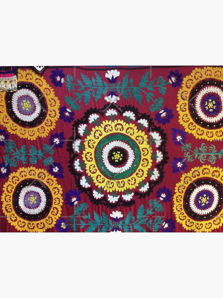 "Tajik floral Pattern" Sticker by Afoomani | Redbubble