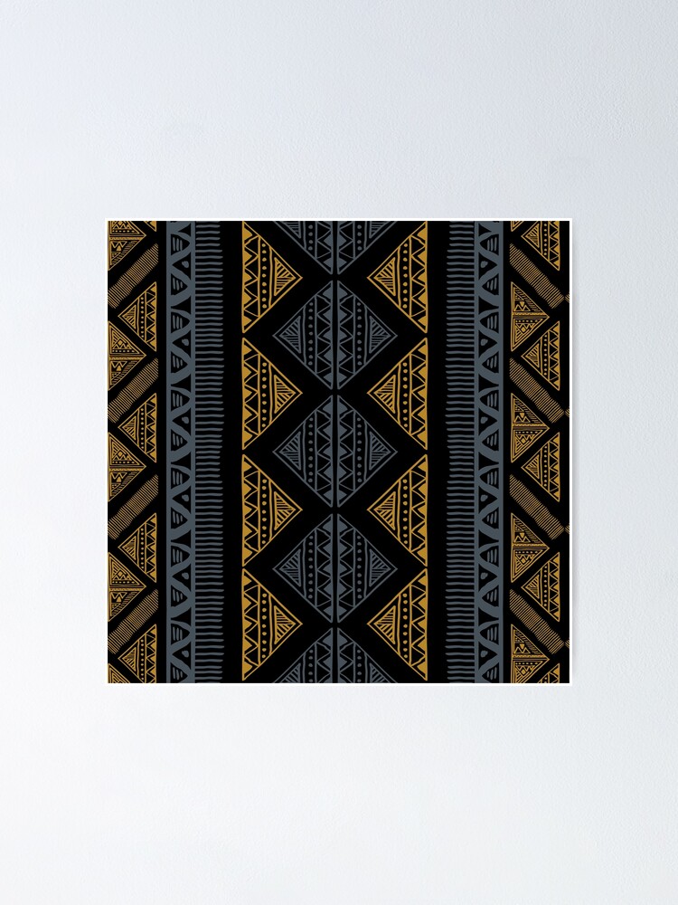 "African Tribal Pattern" Poster by SoccaTamam | Redbubble