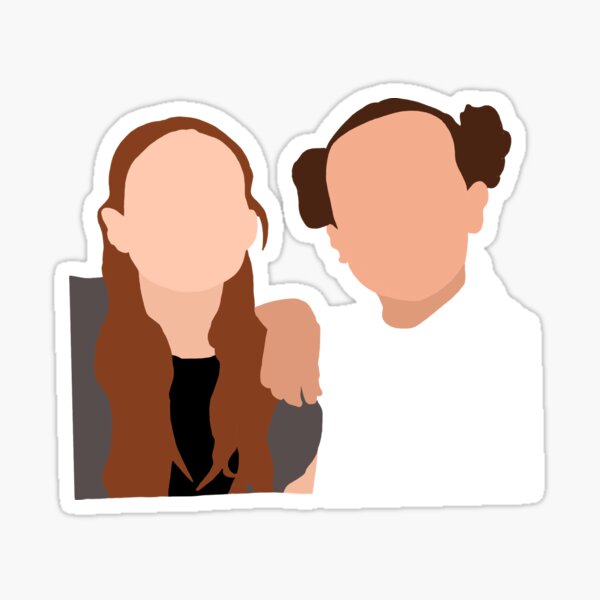"Millie and Sadie" Sticker by finnyboi11 | Redbubble