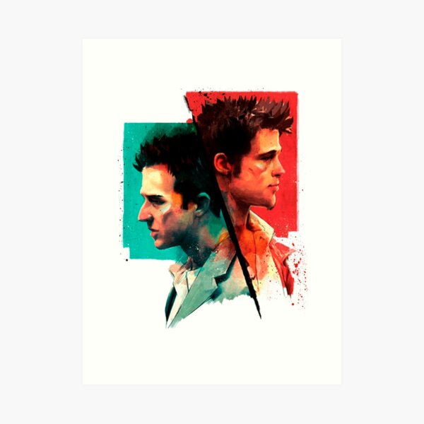 "Fight Club Drawing " Art Print for Sale by black-maple | Redbubble