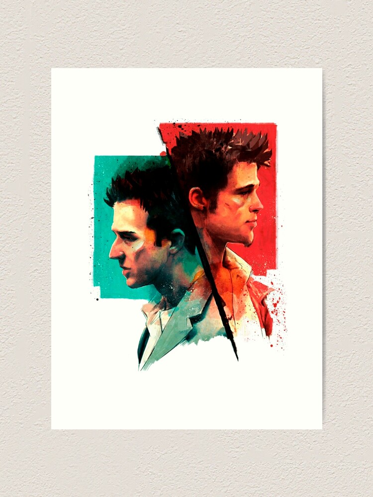 "Fight Club Drawing " Art Print for Sale by black-maple | Redbubble