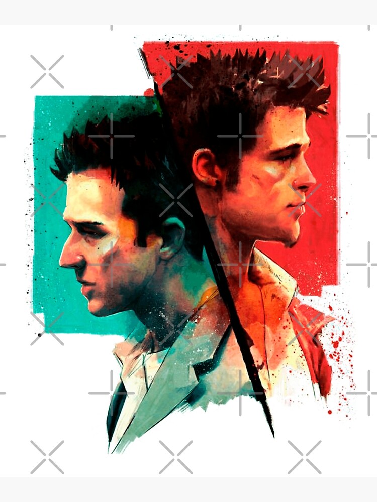 "Fight Club Drawing " Photographic Print by black-maple | Redbubble