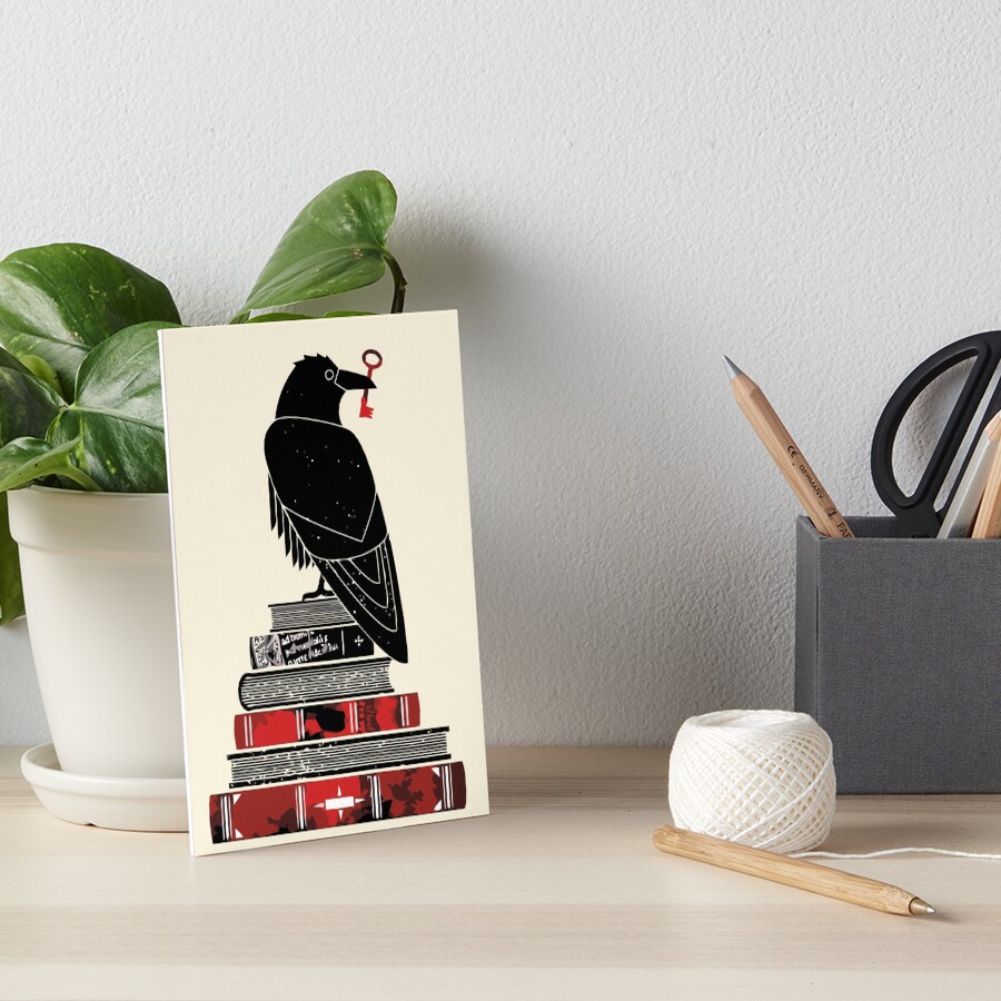 "Sci-Hub Raven" Art Board Print by format | Redbubble