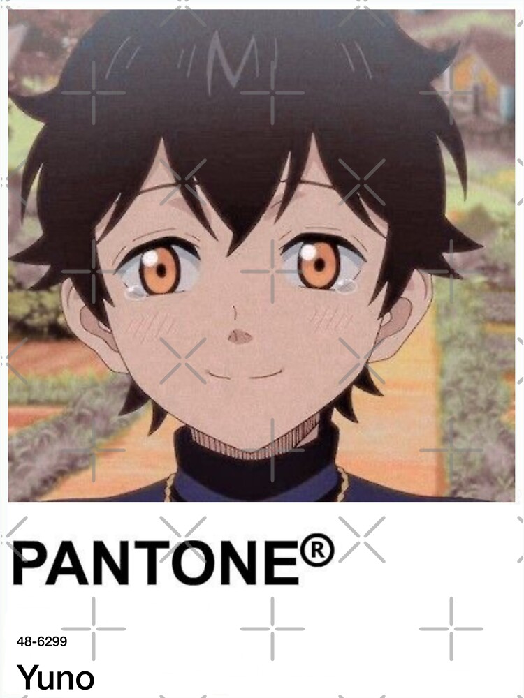 "Yuno Pantone Sticker" Sticker for Sale by AnthonySlewh | Redbubble