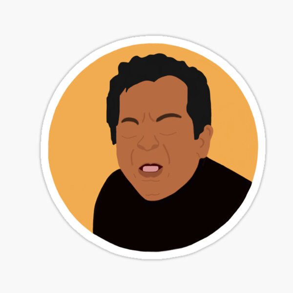 "Brahmanandam Colorblock Art" Sticker for Sale by teluguredbubble ...