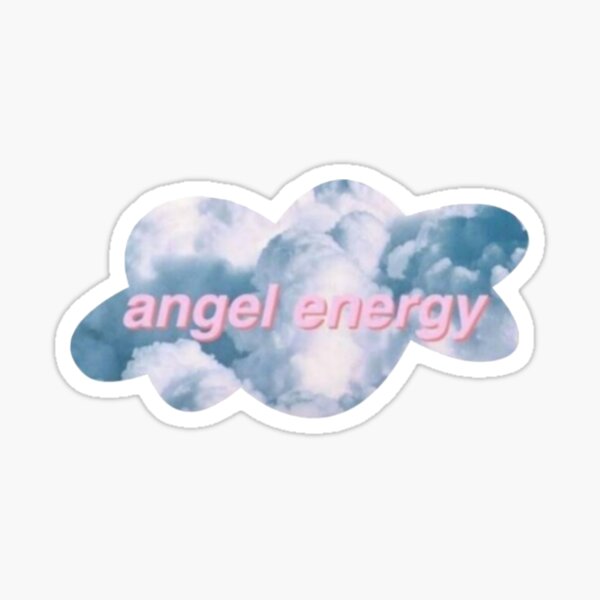 ""Angel energy" aesthetic " Sticker for Sale by Iamstar | Redbubble