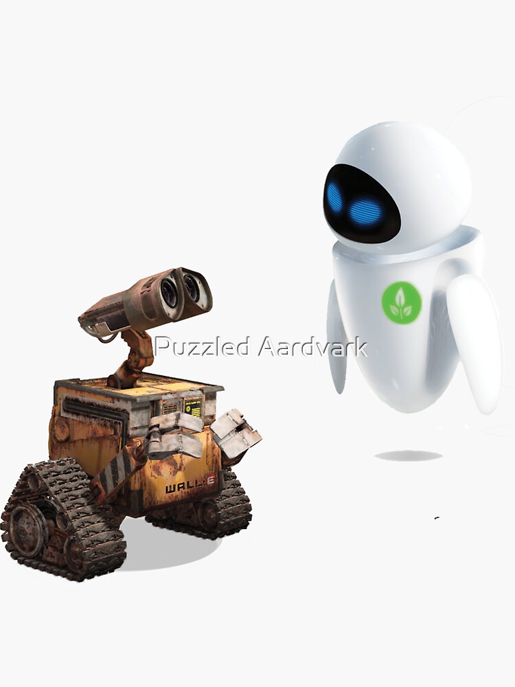 "Wall-e LDRR (long distance robots relationship)" Sticker for Sale by ...