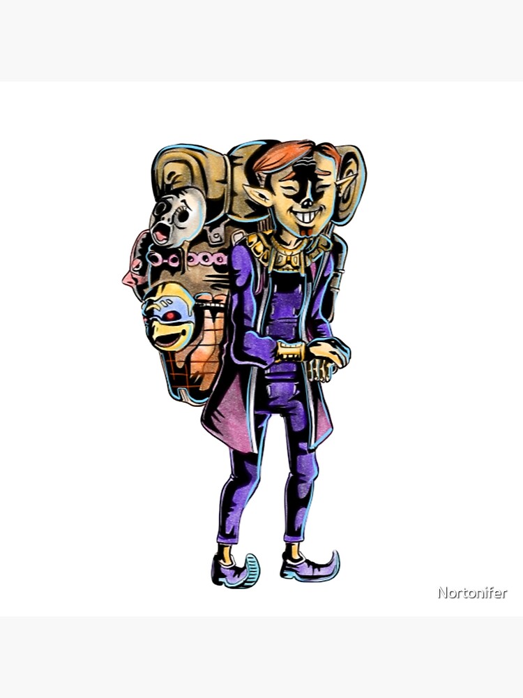 "Happy Mask Salesman" Poster by Nortonifer | Redbubble