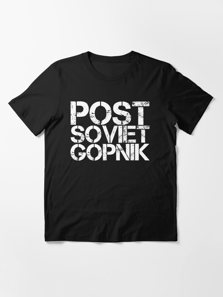 "Russian Post Soviet Gopnik" T-shirt for Sale by YasDesign | Redbubble ...