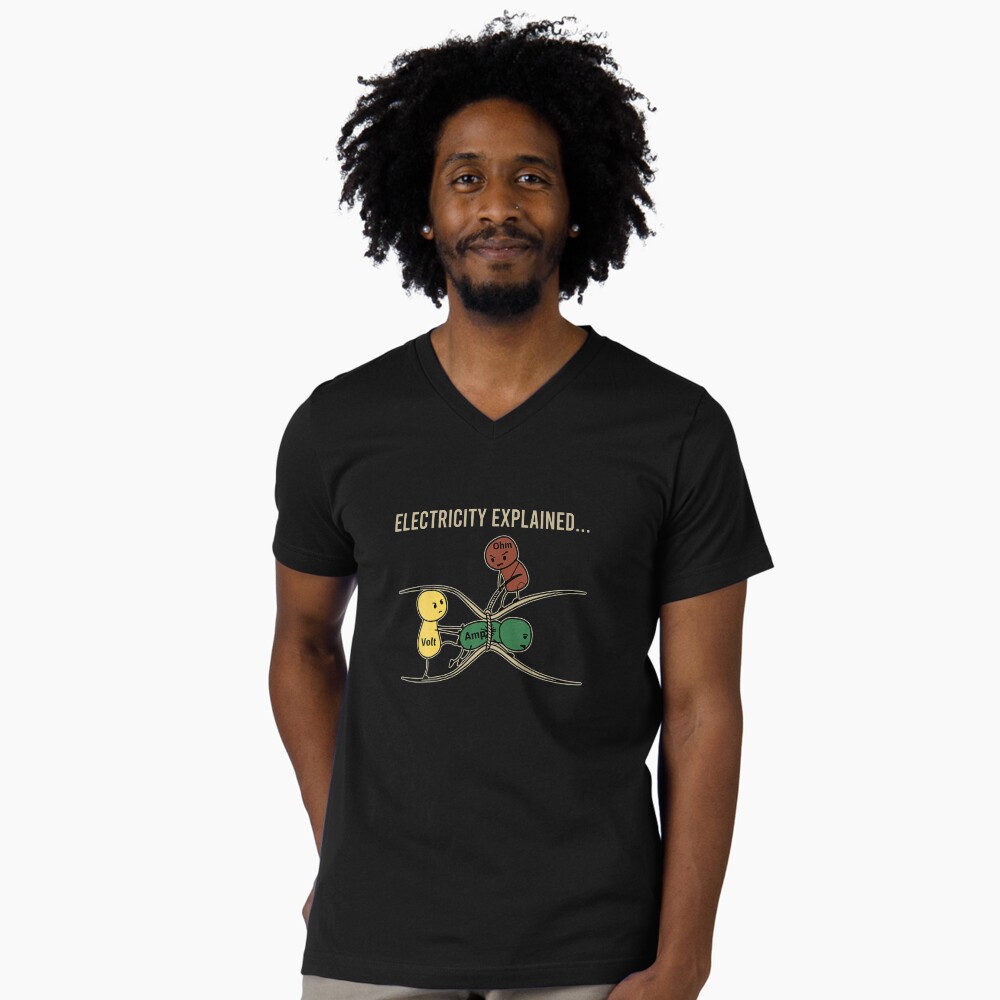 "Funny Electricity Explained " Sticker for Sale by thanhmakemoney0 ...