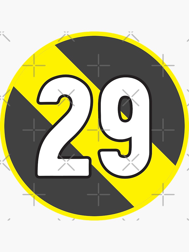 "Number 29 Richmond Tigers" Sticker for Sale by AndoDesign | Redbubble