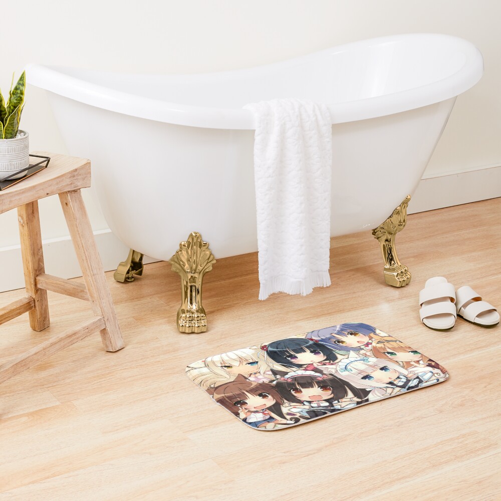 Nekopara 2 Bath Mat By Dylan5341 Redbubble