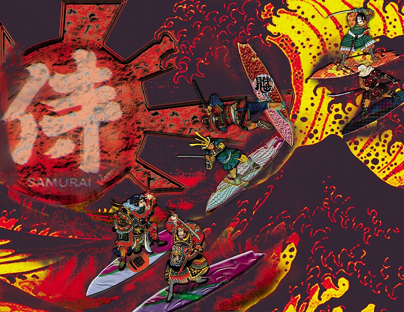 "Samurai Surf Tsunami Shogun Showdown (version Black Dragon)" by ...