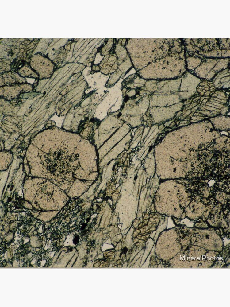 "Garnet Crystals in Pyroxene & Quartz Mineral Photography" Coasters ...