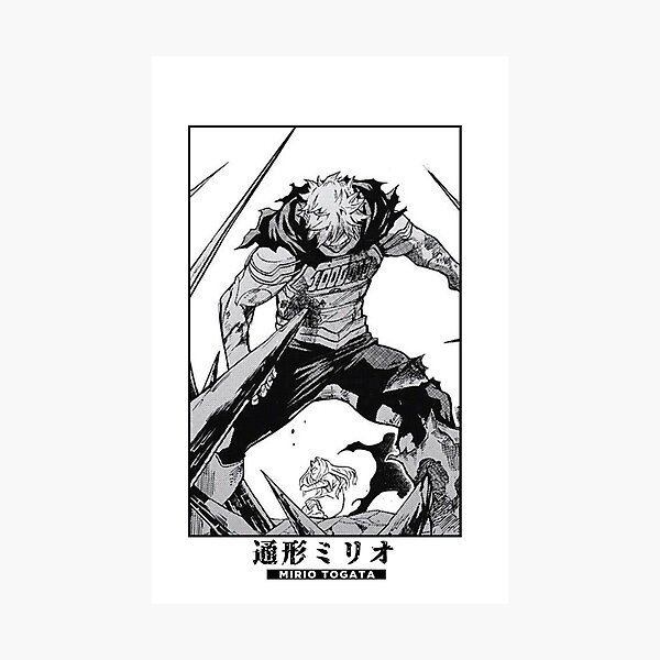 "Mirio Togata-Classic manga panel collection" Photographic Print for ...