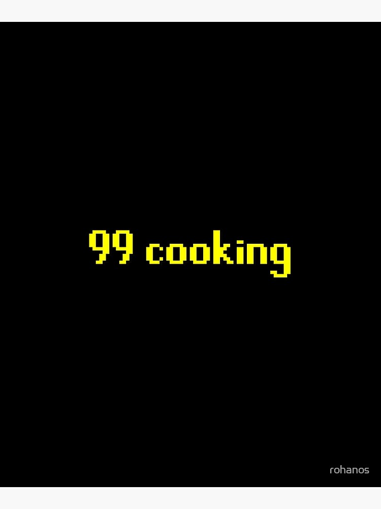 "Runescape OSRS 99 cooking" Apron for Sale by rohanos | Redbubble