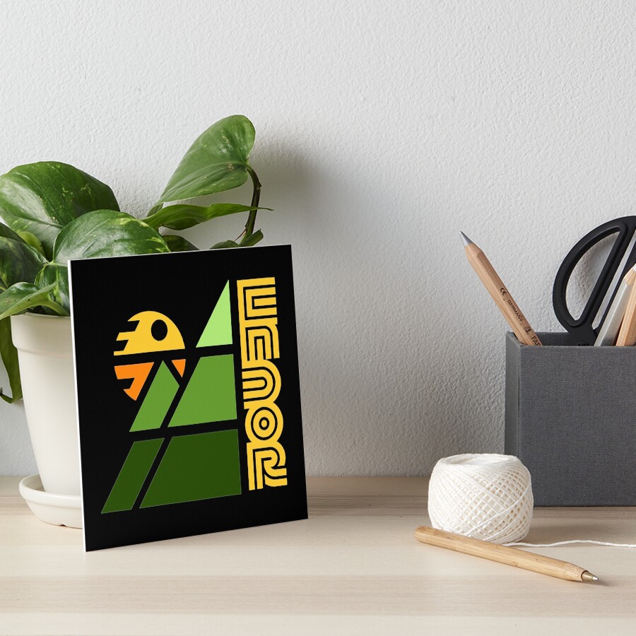 "endor logo" Art Board Print by raffitidesign | Redbubble