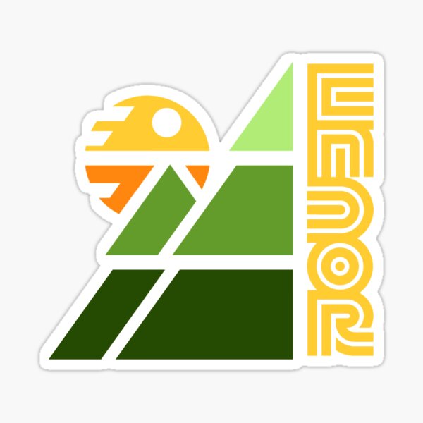 "endor logo" Sticker for Sale by raffitidesign | Redbubble