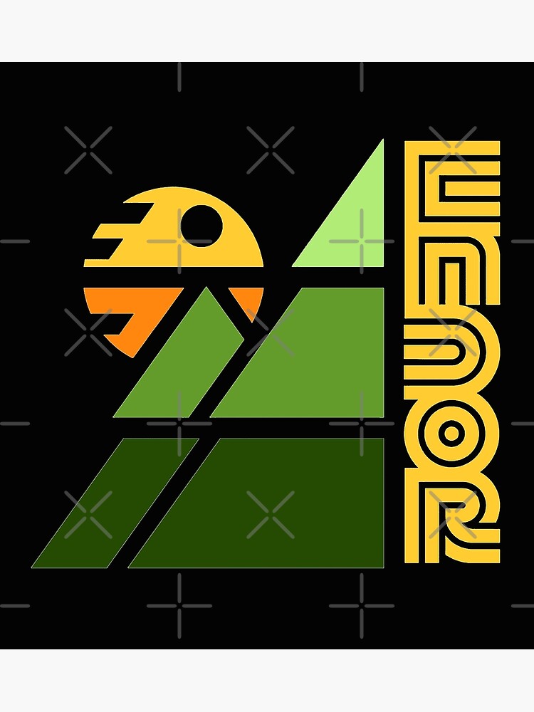 "endor logo" Poster for Sale by raffitidesign | Redbubble