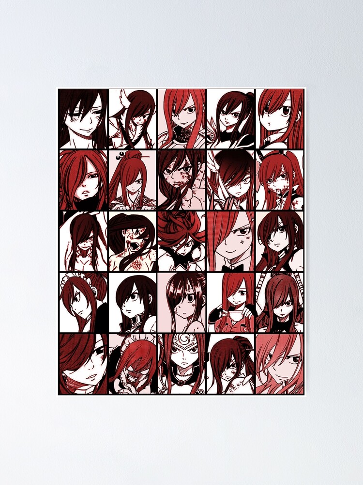 "red collage" Poster by Angellinx3 | Redbubble