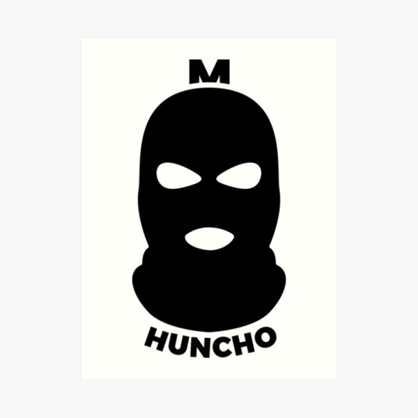 "M HUNCHO MASK" Art Print for Sale by mandemkings | Redbubble
