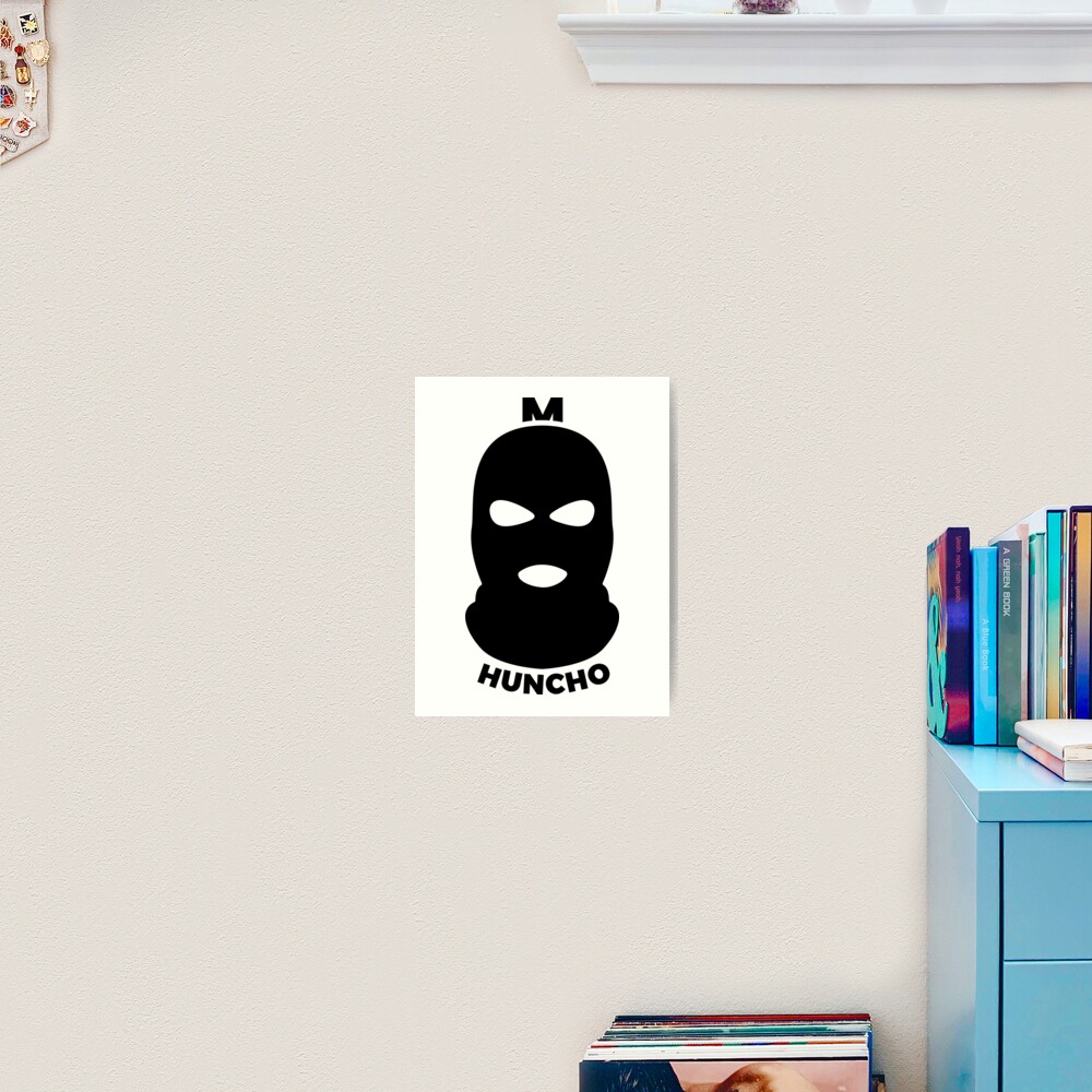 "M HUNCHO MASK" Art Print for Sale by mandemkings | Redbubble
