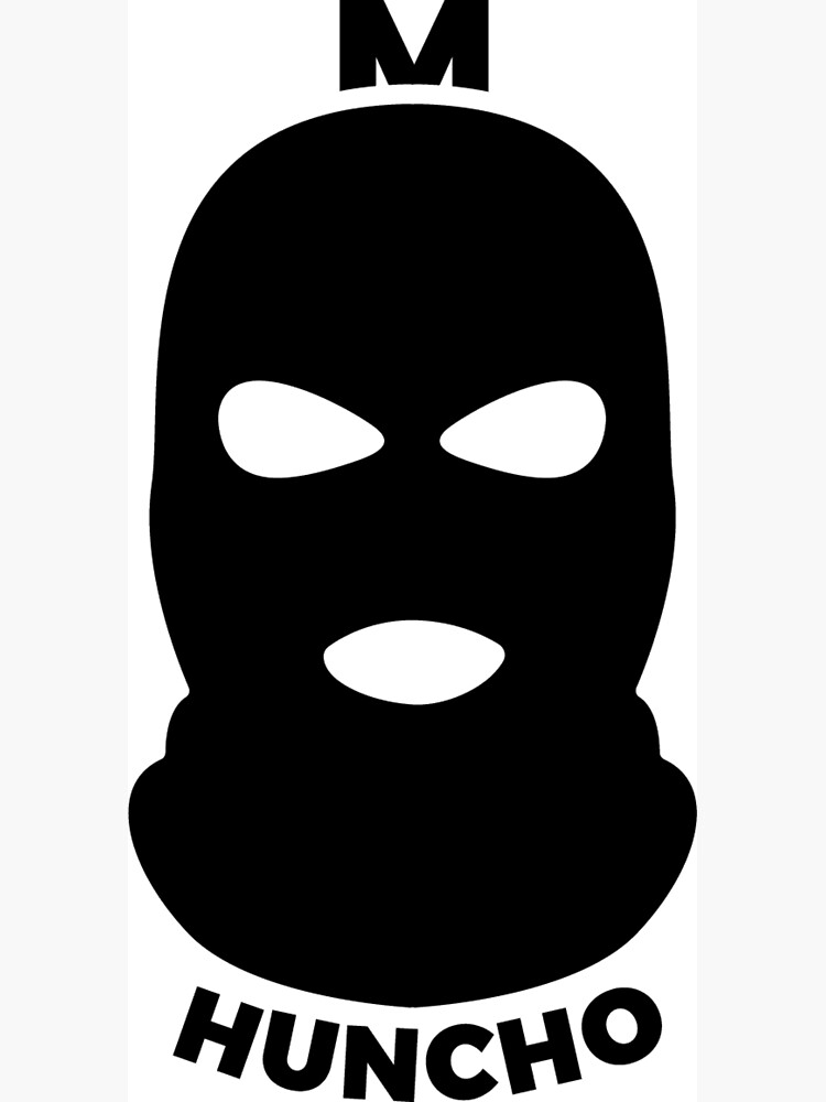 "M HUNCHO MASK" Art Print for Sale by mandemkings | Redbubble