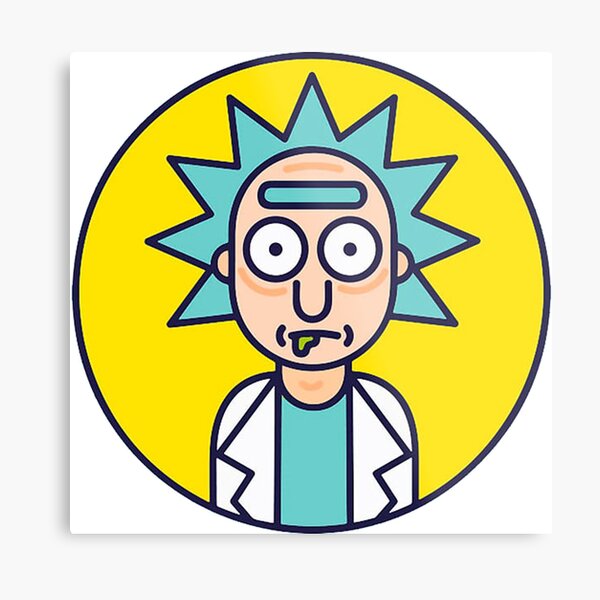 Drunk Rick Metal Prints | Redbubble