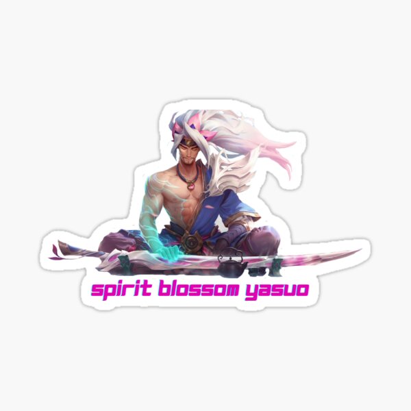 "Spirit Blossom Yasuo" Sticker for Sale by hotboydomestic | Redbubble