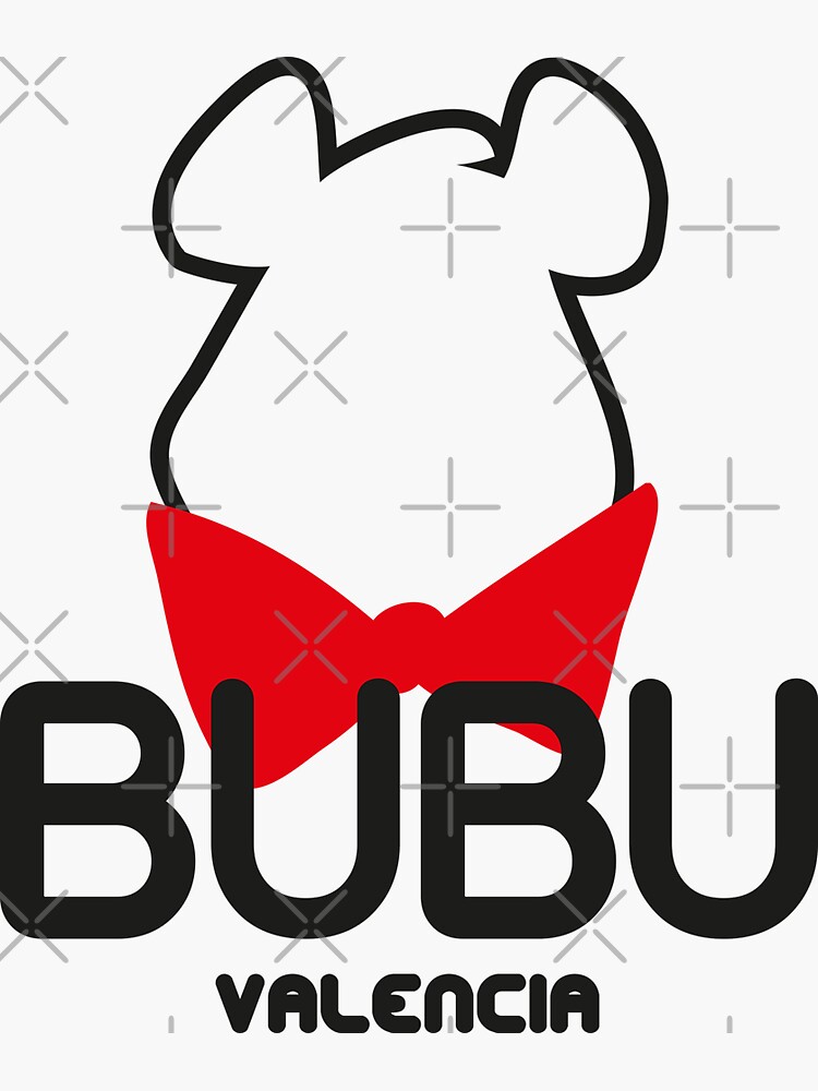 "Bubu logo (for light colours)" Sticker by achoprop | Redbubble