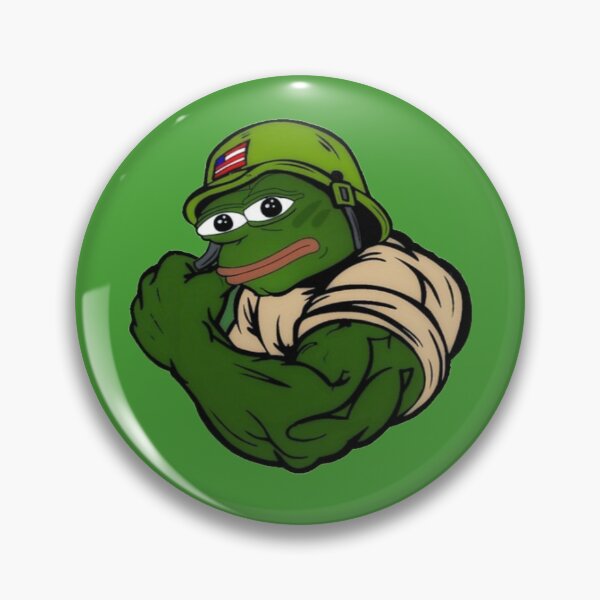 " Pepe sticker Pepe the frog military War funny meme " Pin for Sale by ...