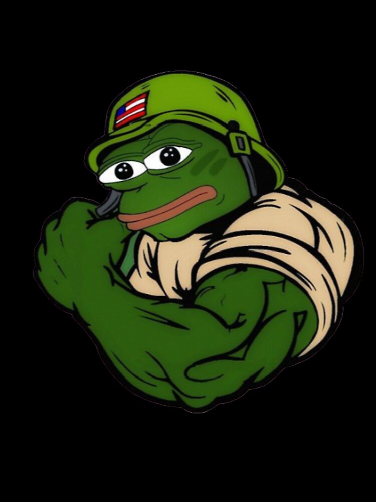 " Pepe sticker Pepe the frog military War funny meme " Kids T-Shirt for ...