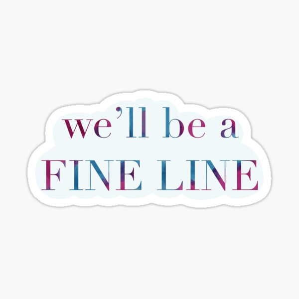 "fine line sticker" Sticker by msturm99 | Redbubble