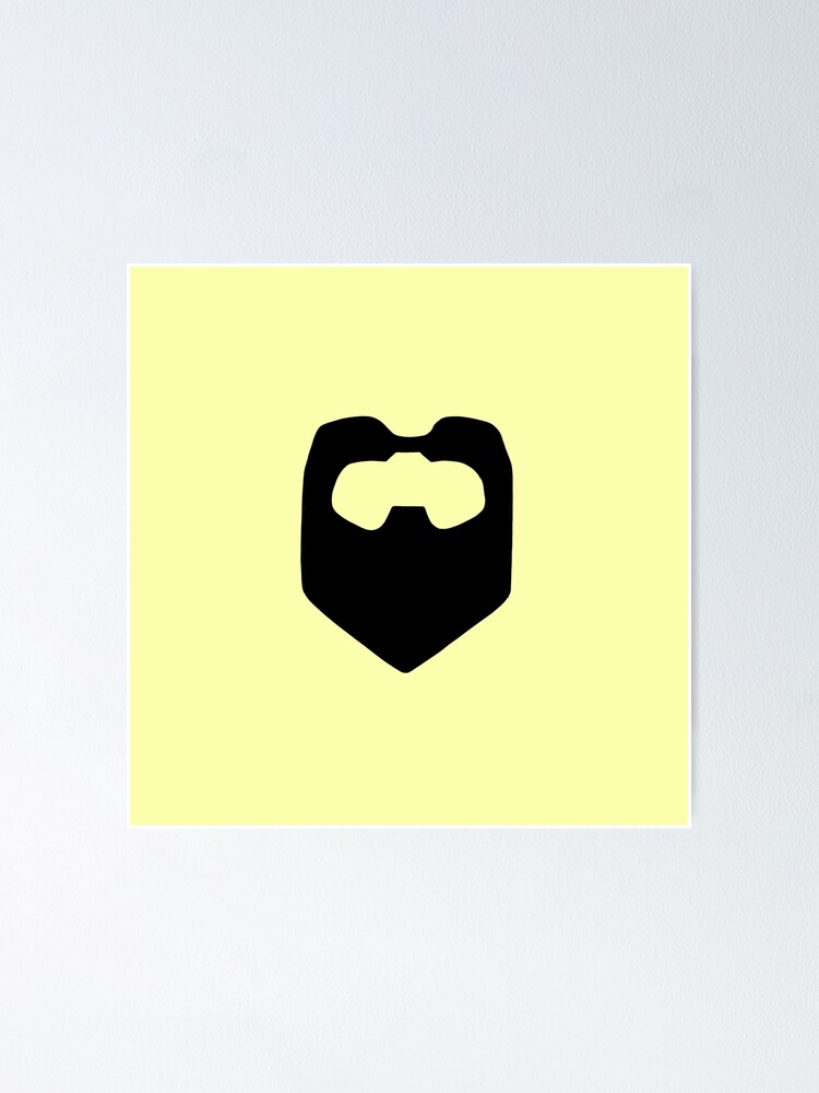 "The Darkest Timeline Goatee from Community (Yellow)" Poster by ...