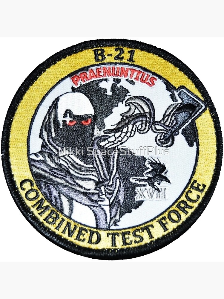 "B-21 Raider CTF Patch" Clock by Spacestuffplus | Redbubble
