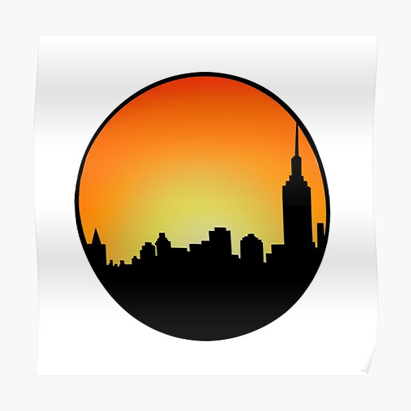 "Sunset City" Poster for Sale by enobregon | Redbubble