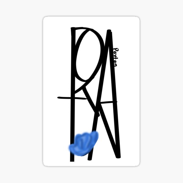 "Payton Word Name Art" Sticker by BeyondCreative | Redbubble